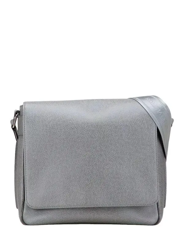 LOUIS VUITTON Taiga Roman Mm Crossbody Bag - Grey