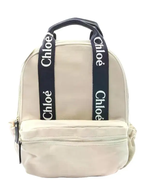 Chloé Logo-print Backpack - Neutrals