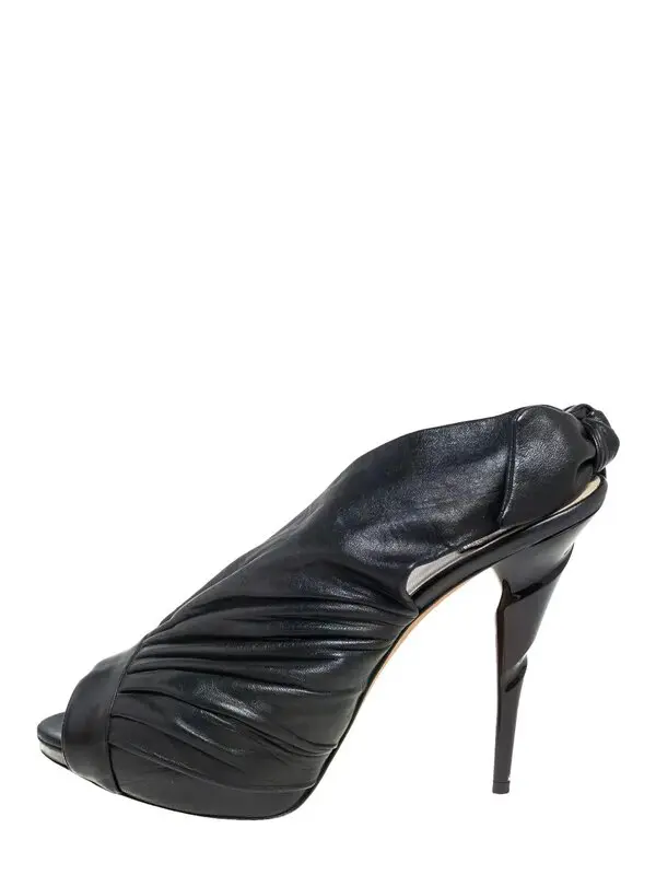 Dior 120mm Draped Sandals - Black