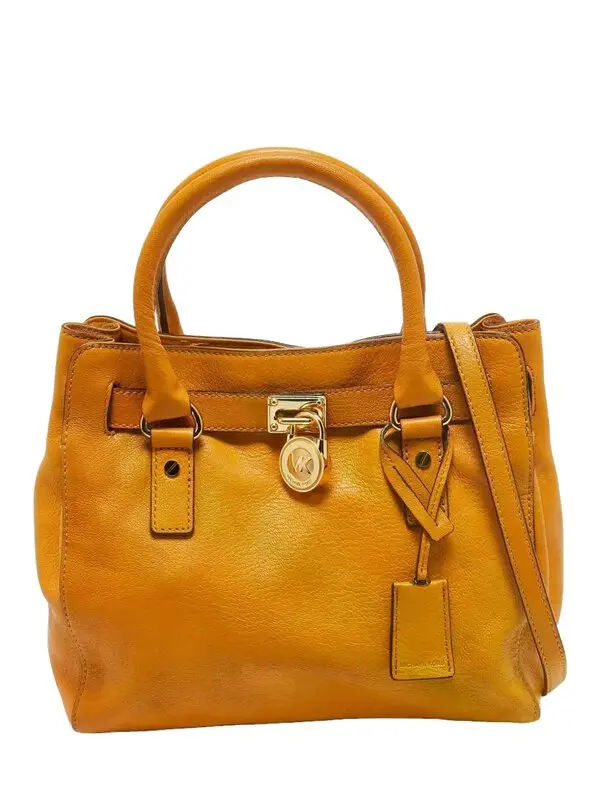 Michael Kors Vintage Hamilton Tote Bag - Yellow