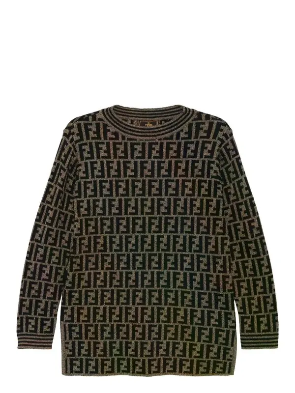 Fendi 1990-2000s Monogram Top - Black