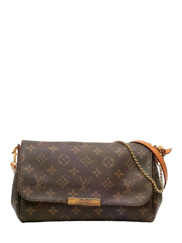LOUIS VUITTON Monogram Favorite Mm Satchel - Brown
