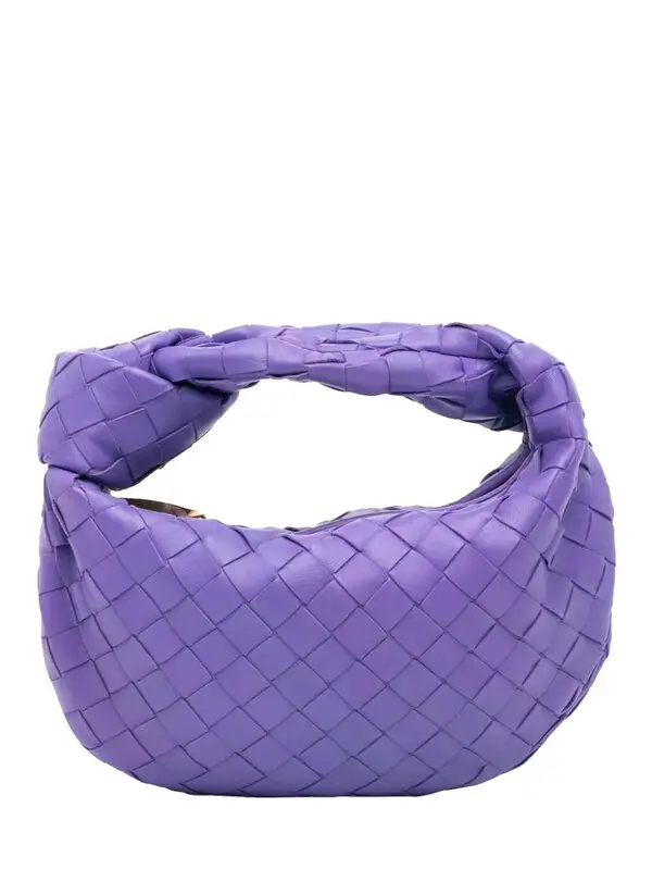 Bottega Veneta Nappa Intrecciato Jodie Hobo Bag - Purple