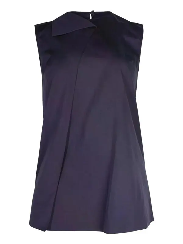 Hermès Overlapping-panel Sleeveless Top - Purple