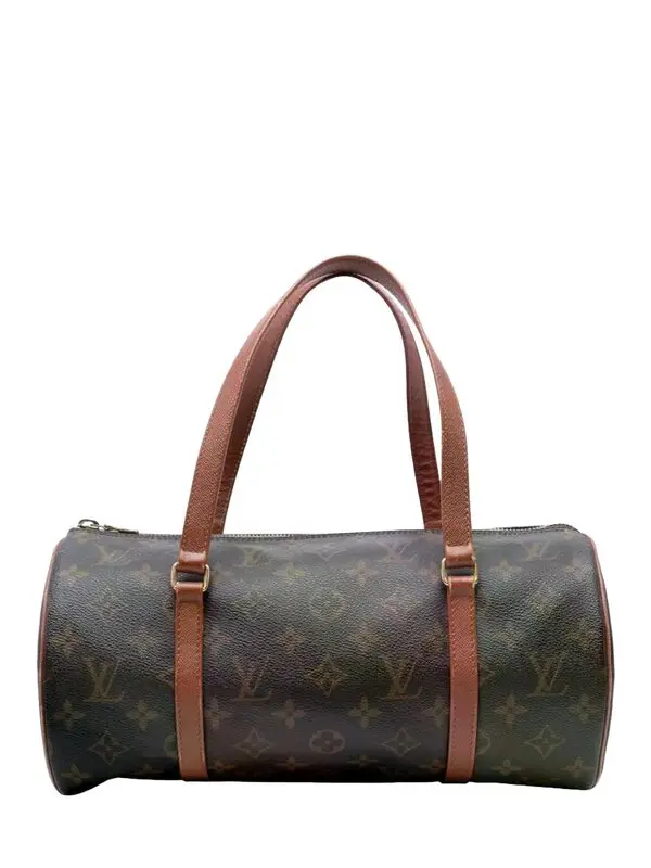 LOUIS VUITTON Monogram Papillon 30 Handbag - Brown