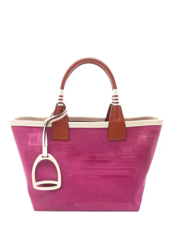 Hermès Steeple 25 Leather Handle Tote Bag - Pink