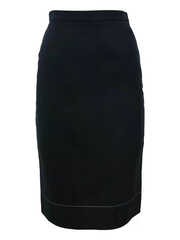 Prada Pencil Midi Skirt - Blue