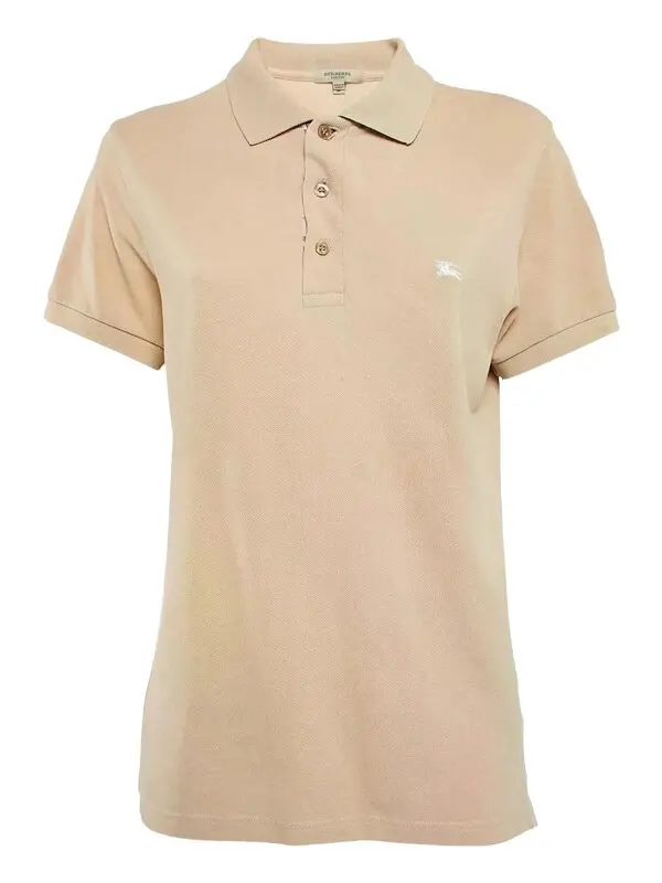 Burberry Logo-embroidered Polo Shirt - Neutrals