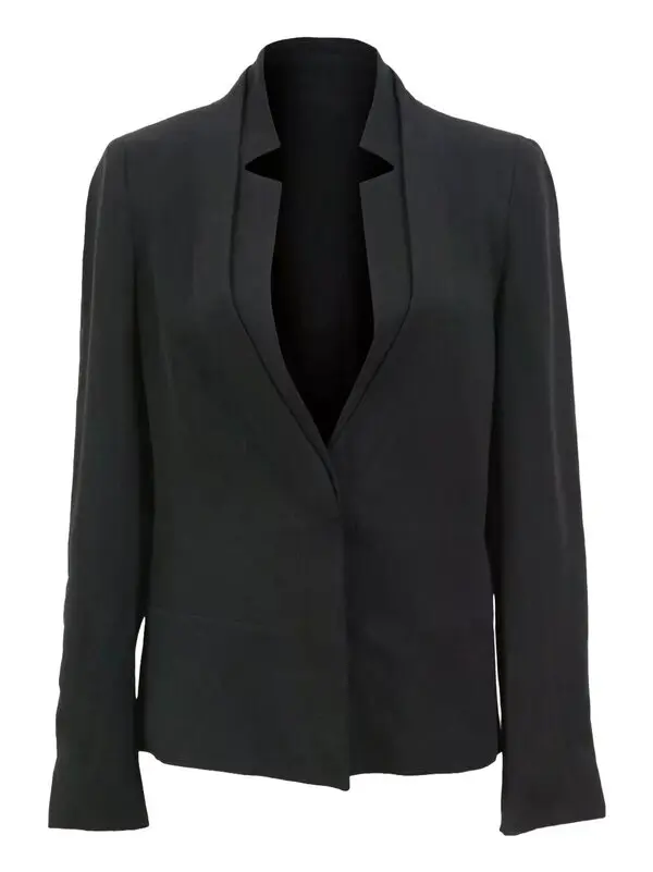 Max Mara Single-breasted Wool Blazer - Black