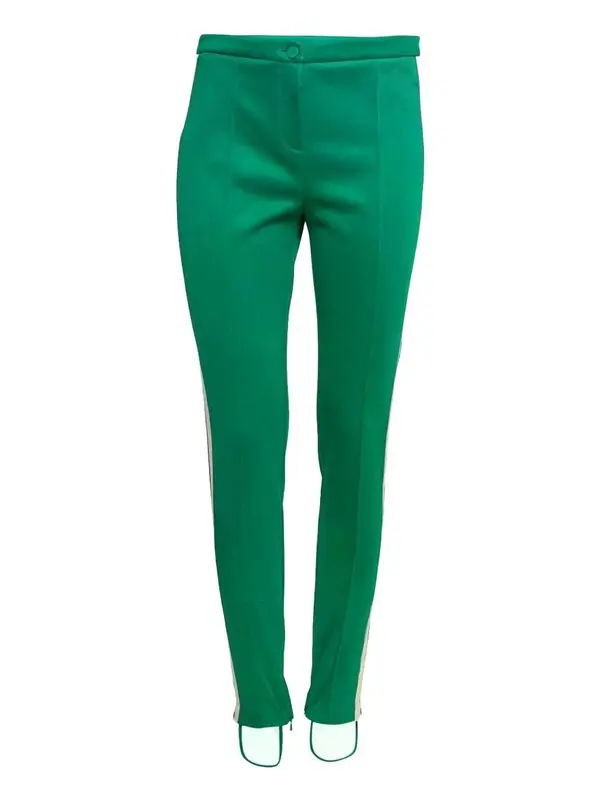 Gucci Web-stripe Leggings - Green