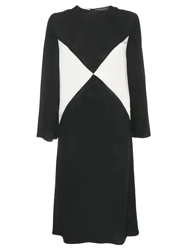 Valentino Garavani Ready To Wear Two-tone Dress - Black