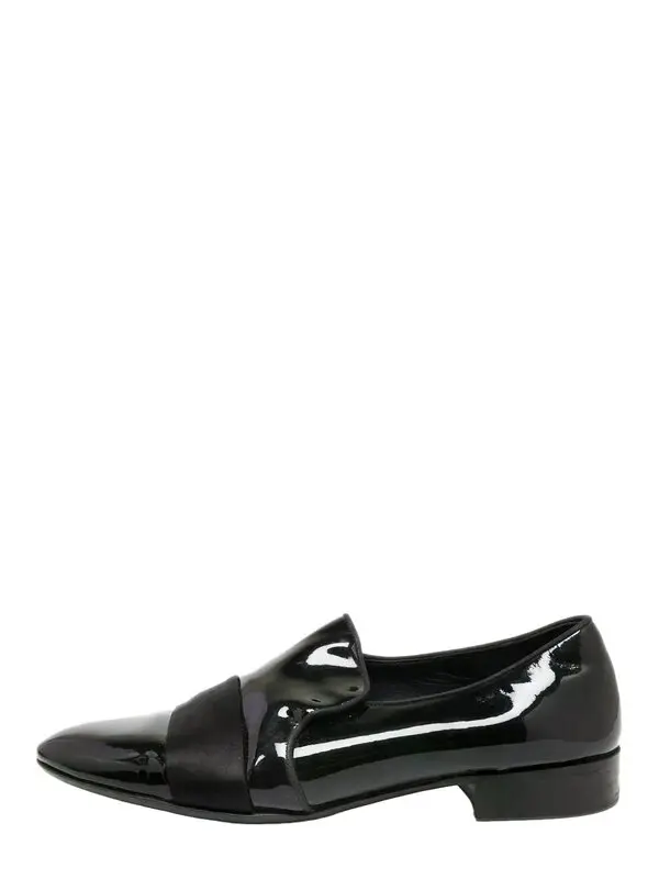 GIUSEPPE ZANOTTI Leather Loafers - Black