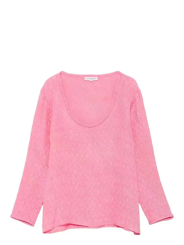 Saint Laurent 1990s Silk Blouse - Pink