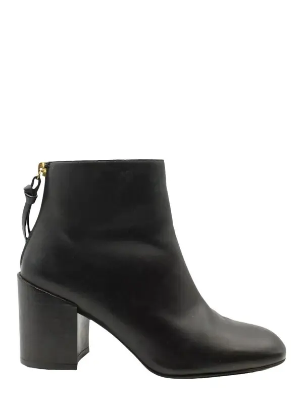 STUART WEITZMAN Leather Heeled Boots - Black