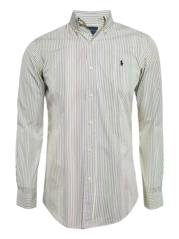 Polo Ralph Lauren 2024 Striped Cotton Shirt - Yellow