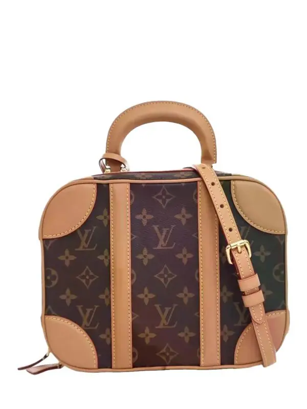 LOUIS VUITTON 2019 Monogram Valisette Pm Satchel - Brown