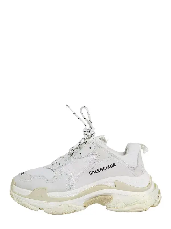 Balenciaga Triple S Chunky-sole Sneakers - White