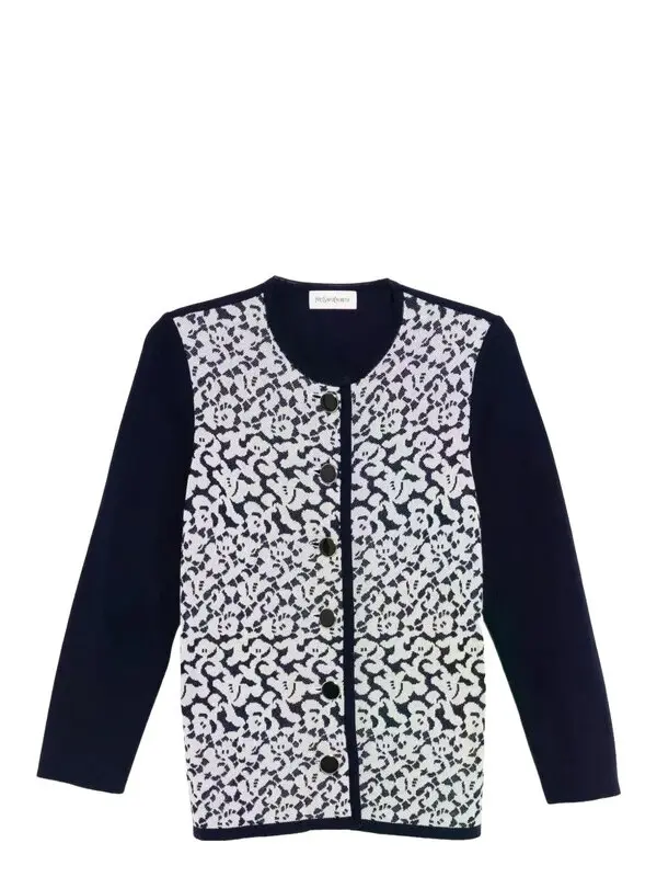 Saint Laurent 1990-2000s Cardigan - Blue
