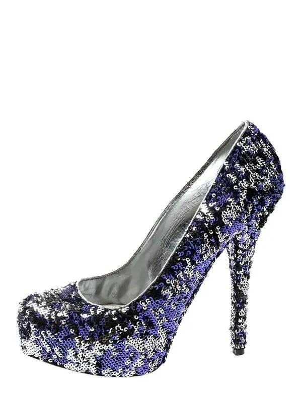 Dolce & Gabbana 150mm Sequin-embellished Heeled Pumps - Grey