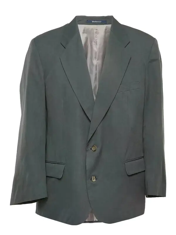 Burberry Single-breasted Blazer - Grey