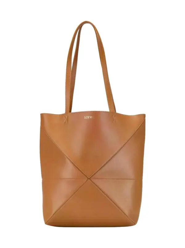Loewe 2023 Puzzle Fold Tote Bag - Brown
