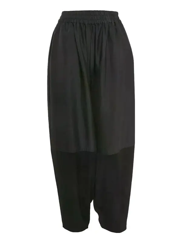 MII Paneled Trousers - Black