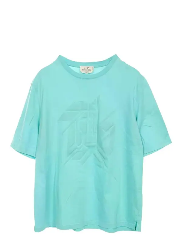 Hermès Chevaux En Symetrie T-shirt - Blue