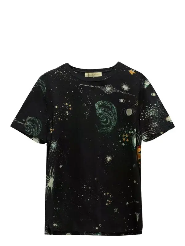 Valentino Garavani Cosmo-print T-shirt - Black