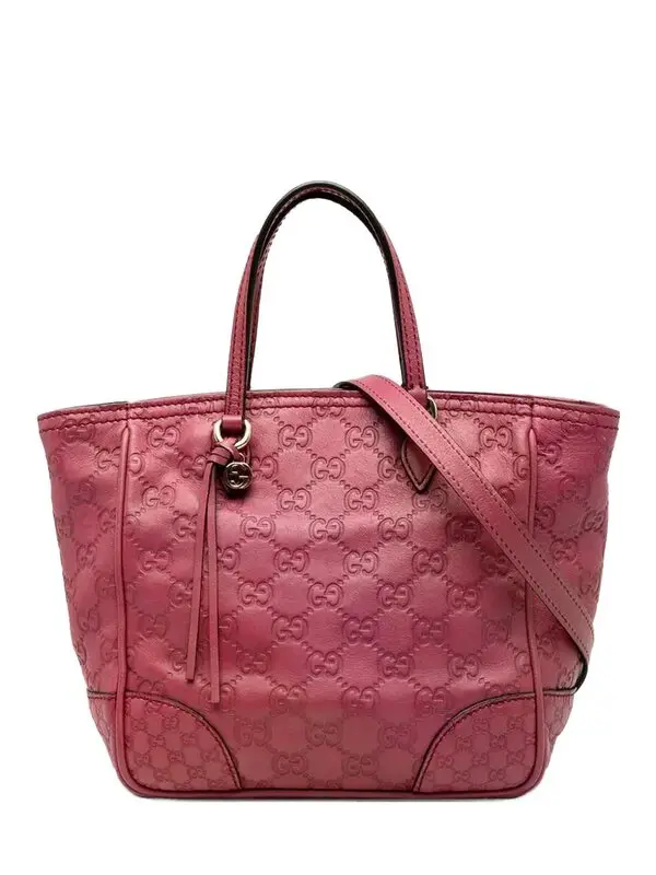 Gucci 2000-2015 Small Sima Bree Satchel - Pink