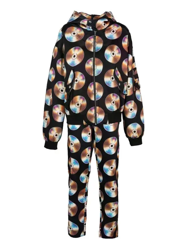 Moschino Discs-print Tracksuit - Black