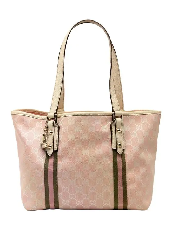 Gucci Gg Canvas Jolicoeur Tote Bag - Pink
