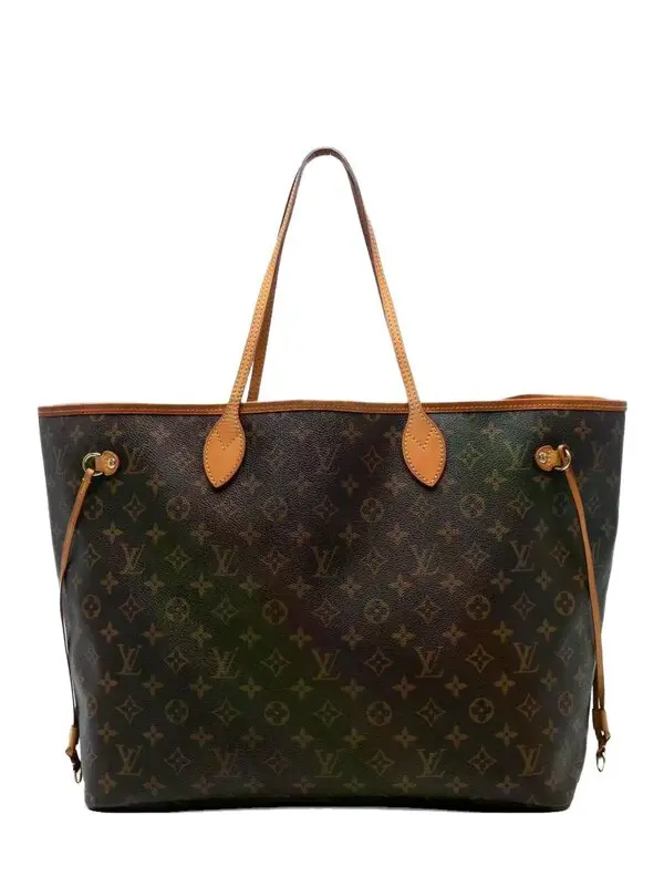 LOUIS VUITTON Monogram Neverfull Gm Tote Bag - Brown