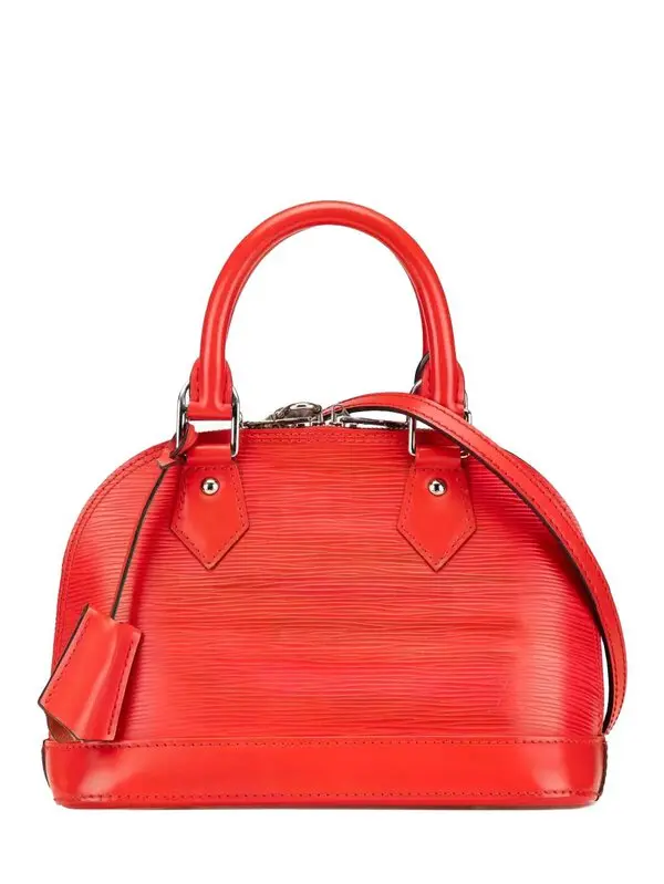 LOUIS VUITTON 2014 Epi Alma Bb Satchel - Red