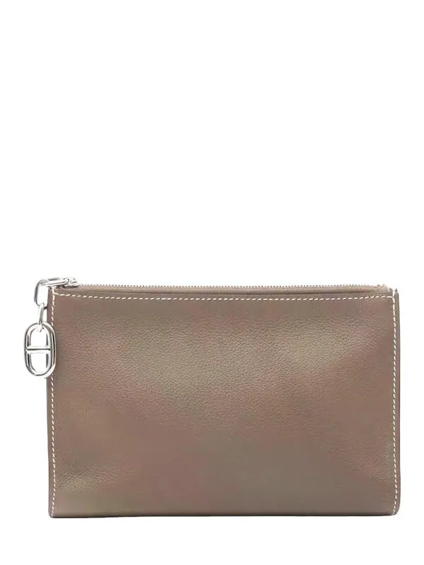 Hermès Leather Chaîne D'ancre Pm Pouch - Brown