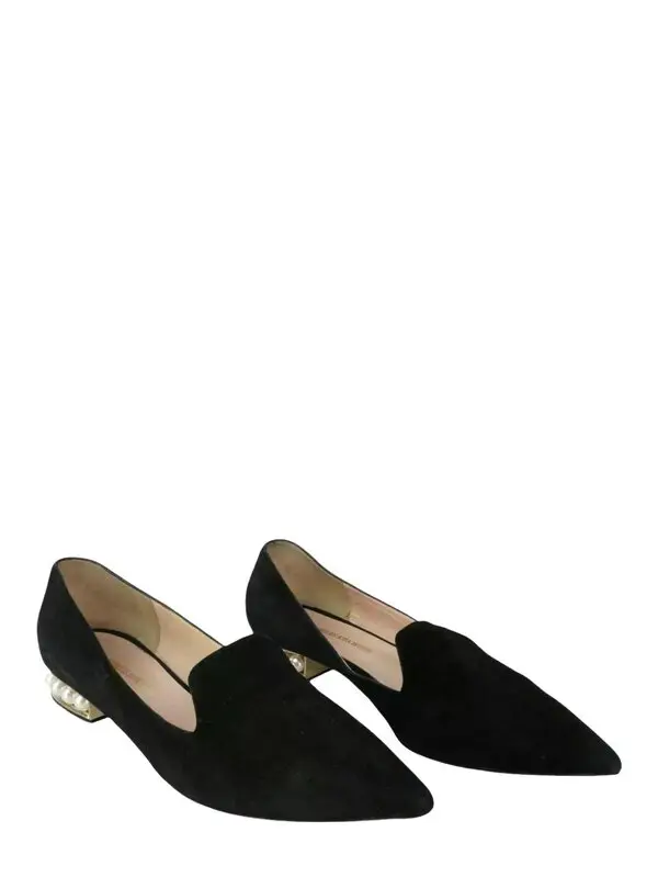 NICHOLAS KIRKWOOD Pointed-toe Pearl Pumps - Black