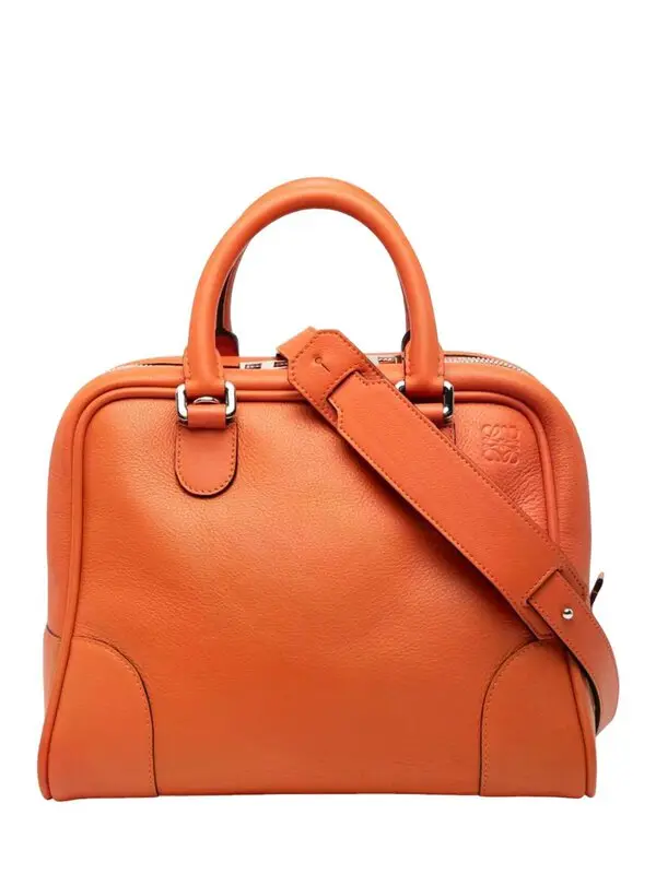 Loewe Amazona 75 Satchel - Orange