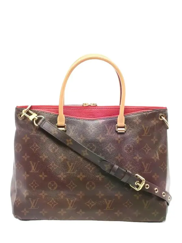 LOUIS VUITTON 2017 Pallas Monogram Handbag - Brown