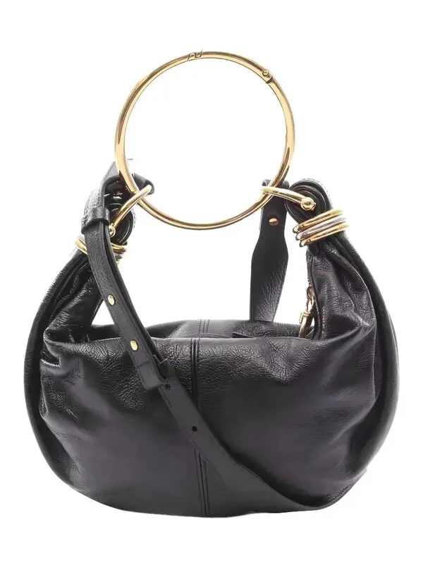 Chloé Bracelet Leather Handbag - Black