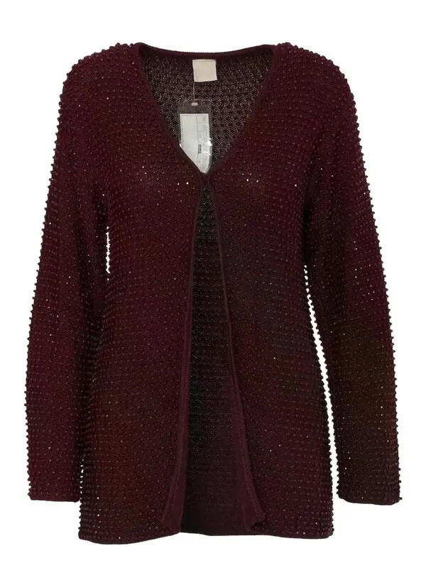 KRIZIA V-neck Cardigan - Red
