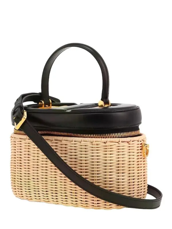 Dior Wicker Cd Vanity Bag - Neutrals