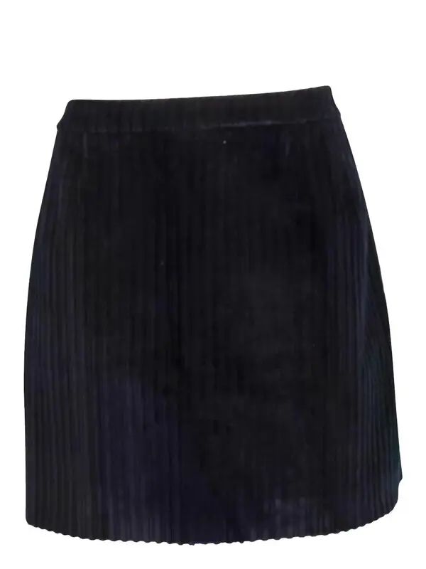 Red Valentino Corduroy Mini Skirt - Blue
