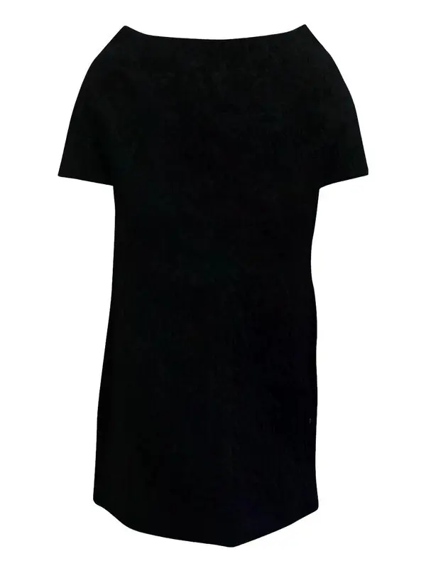 Marni Boat-neck Short-sleeve Coat - Black