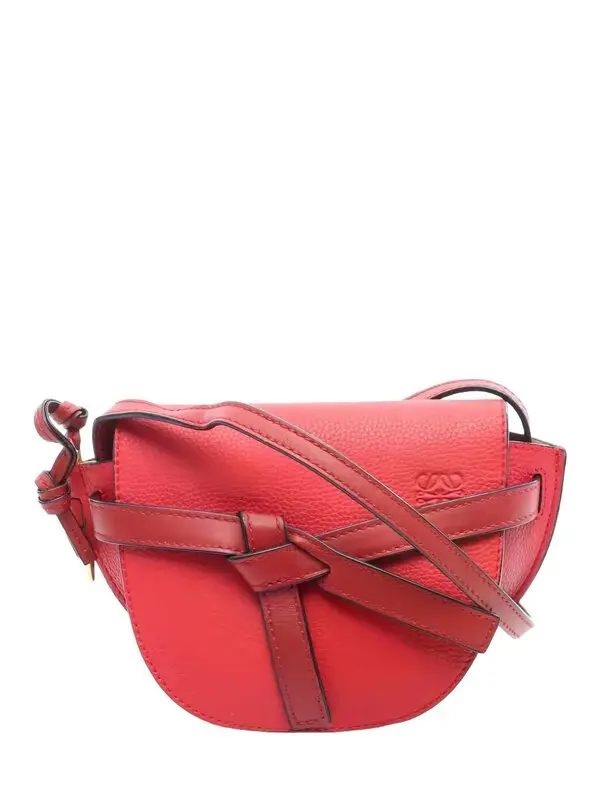 Loewe Mini Gate Shoulder Bag - Red