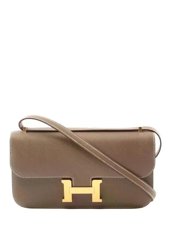 Hermès 2025 Constance Elan Shoulder Bag - Grey