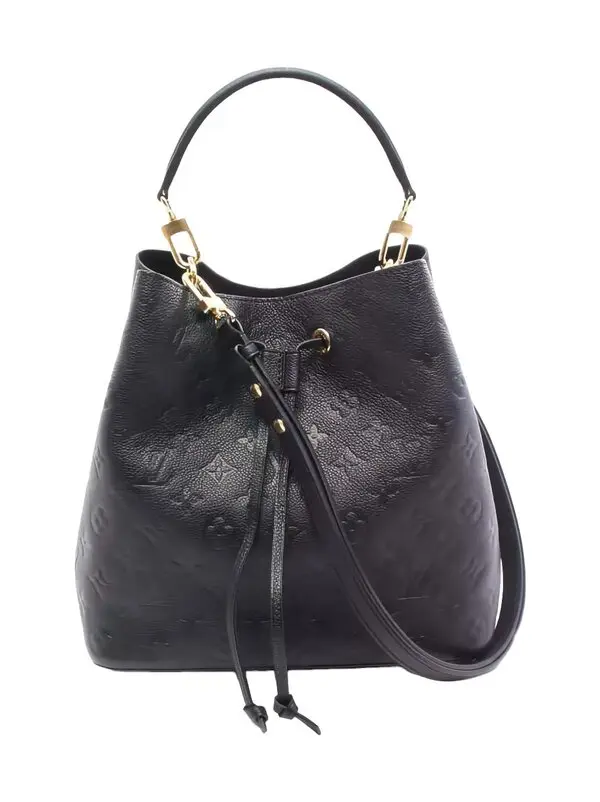 LOUIS VUITTON 2010s Monogram Empreinte Tote Bag - Black