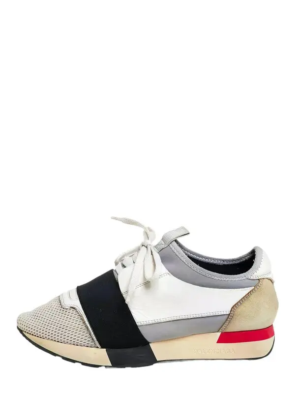 Balenciaga Race Runner Low-top Sneakers - White