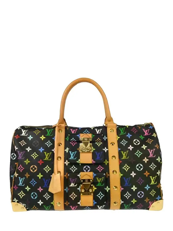 LOUIS VUITTON X Takashi Murakami Speedy 45 Handbag - Black