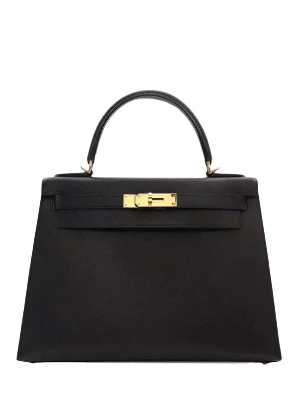 Hermès 2020 Kelly 28 Sellier Epsom Handbag - Black
