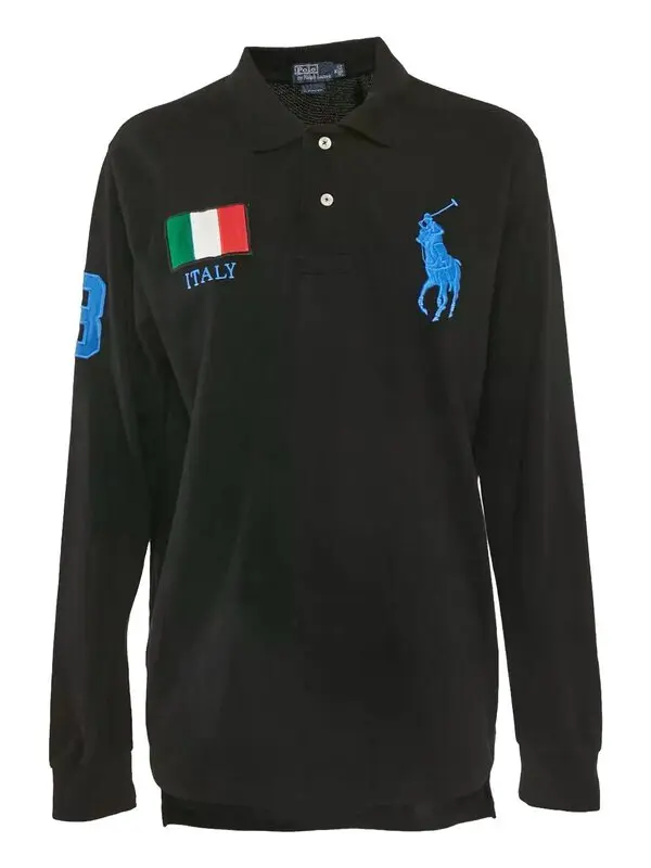 Polo Ralph Lauren Long-sleeve Polo Shirt - Black