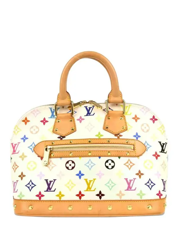 LOUIS VUITTON X Takashi Murakami 2003 Alma Handbag - White